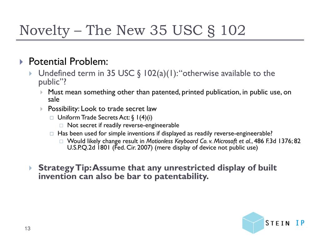 PPT - Overview of the Leahy-Smith America Invents Act PowerPoint ...