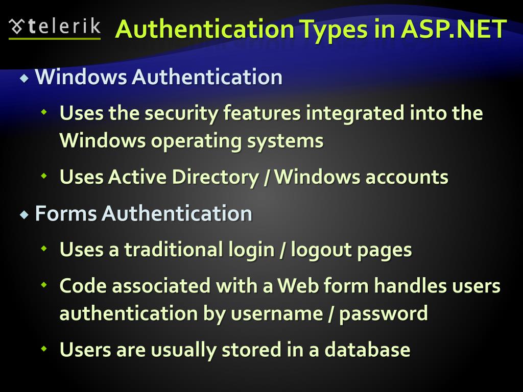 PPT - Authentication & Authorization in ASP.NET PowerPoint Presentation ... PPT - Authentication & Authorization in ASP.NET PowerPoint Presentation ...