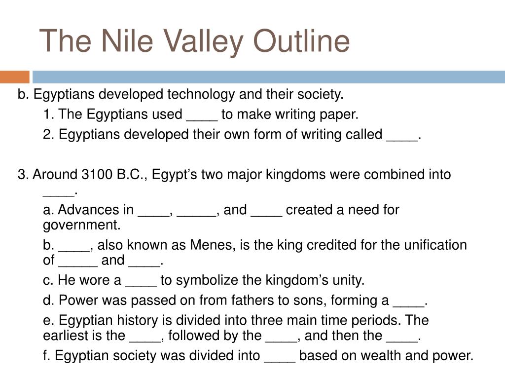 PPT - A United Egypt and Egyptian Life PowerPoint Presentation, free ...