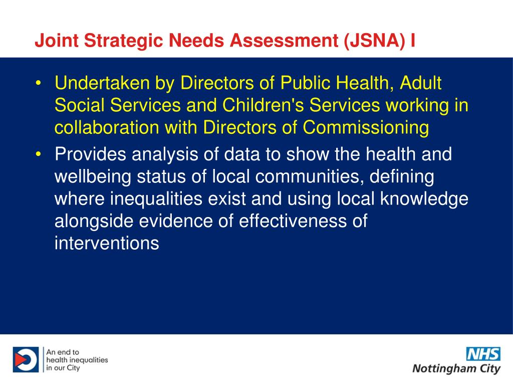PPT - Enhancing Healthcare Decision-Making: IFR & JSNA Guidelines ...