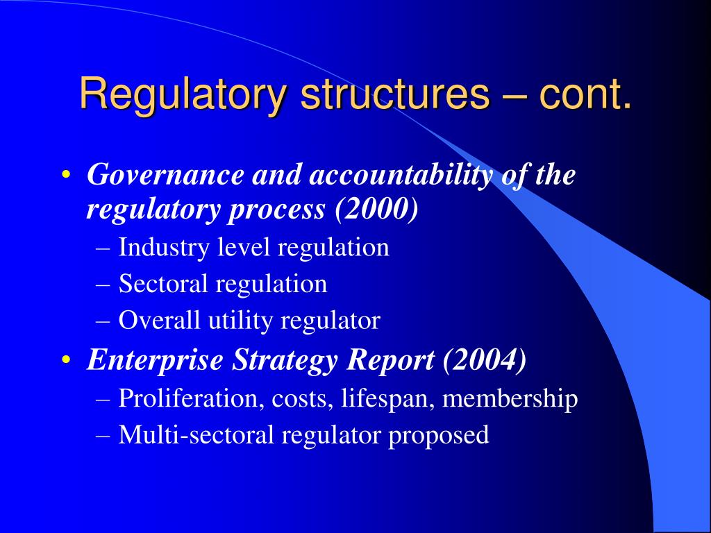 PPT - Designing independent & accountable regulatory authorities for ...