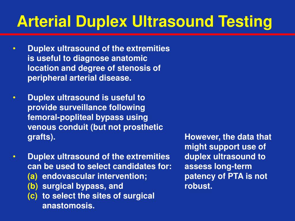 PPT - Peripheral Arterial Disease Guidelines: Management of Patients ...