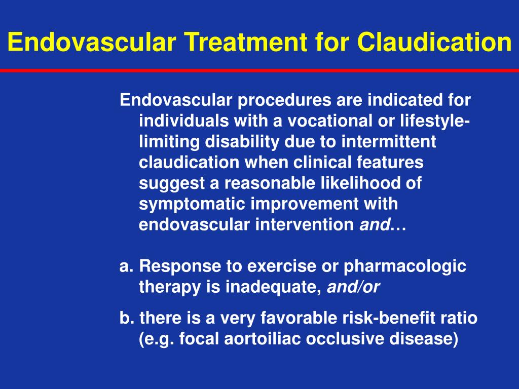 PPT - Peripheral Arterial Disease Guidelines: Management of Patients ...