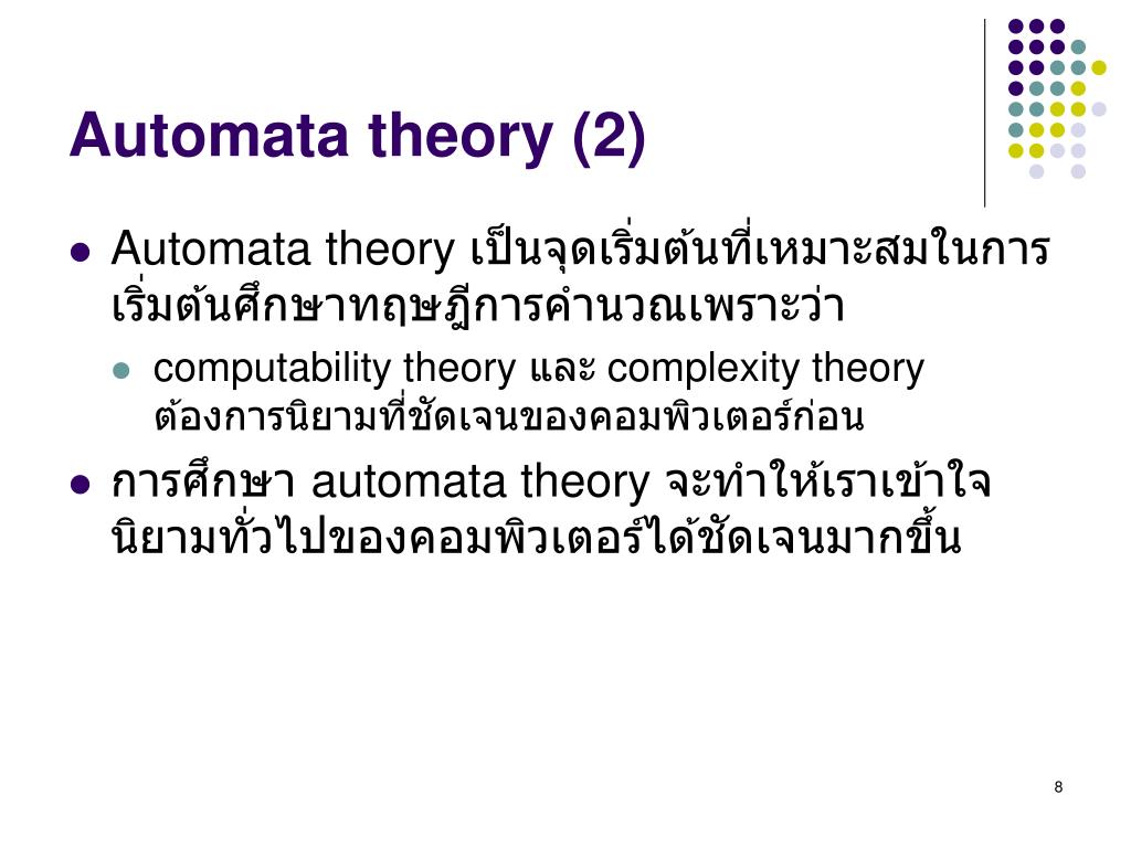 Ppt Introduction To The Theory Of Computation Complexity Computability And Automata