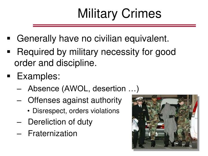 PPT - Intro to Military Justice & Discipline PowerPoint Presentation ...