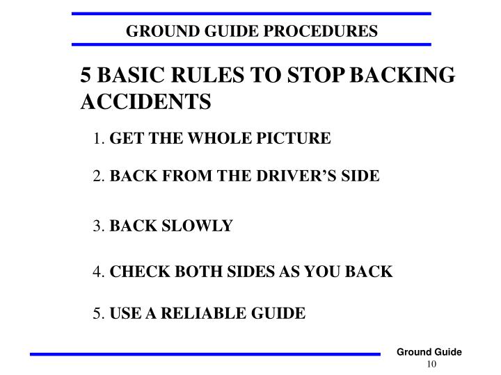 PPT - Ground Guide Procedures PowerPoint Presentation - ID:2916793