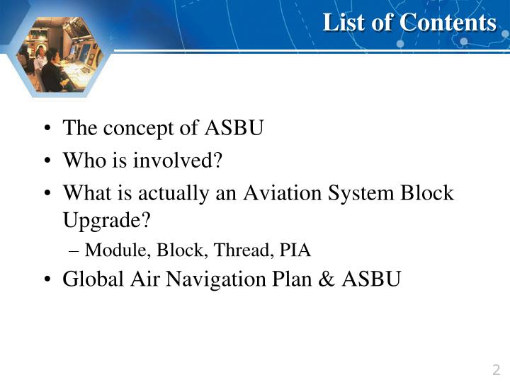 PPT - ICAO Aviation System Block Upgrades (ASBU) and SWIM/AMHS Present ...