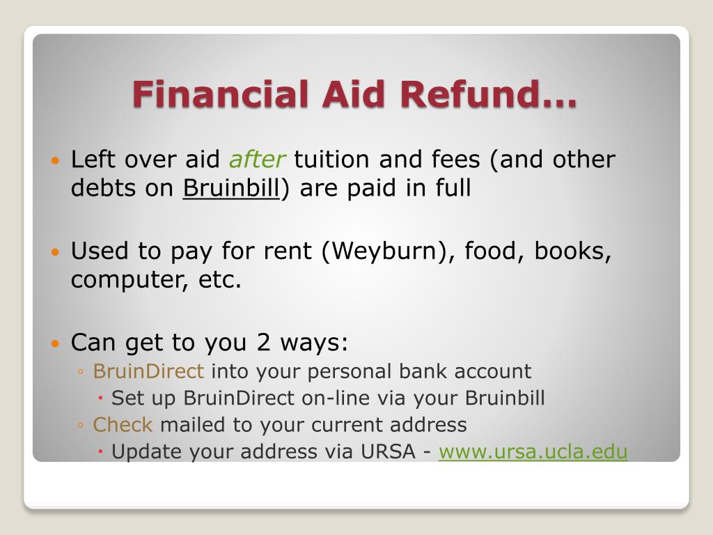 PPT - David Geffen School of Medicine At UCLA Financial Aid 101 ...