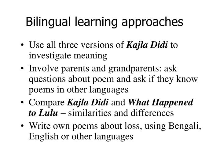 PPT - Bilingual poetry PowerPoint Presentation - ID:2916965