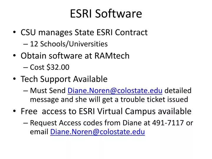 PPT - ESRI Software PowerPoint Presentation, free download - ID:2916989