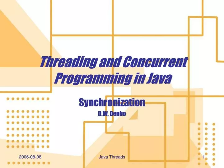 Ppt Threading And Concurrent Programming In Java Powerpoint