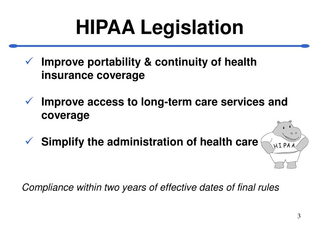 PPT - TRICARE Health Insurance Portability & Accountability Act (HIPAA ...