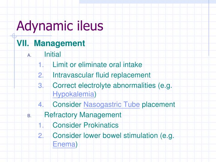 PPT - Ileus PowerPoint Presentation - ID:2917456
