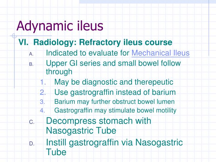 PPT - Ileus PowerPoint Presentation - ID:2917456