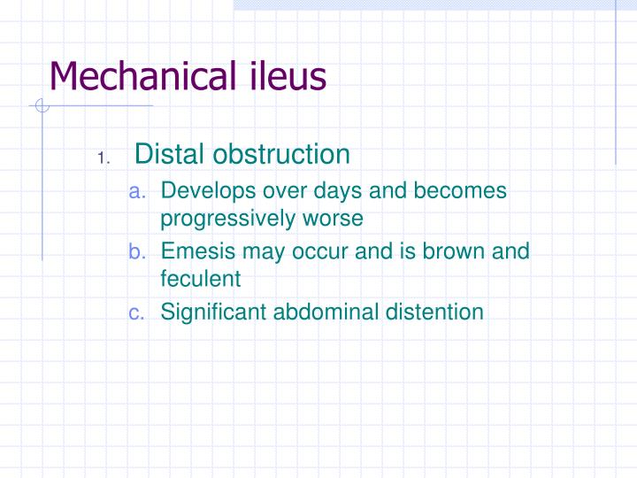 PPT - Ileus PowerPoint Presentation - ID:2917456