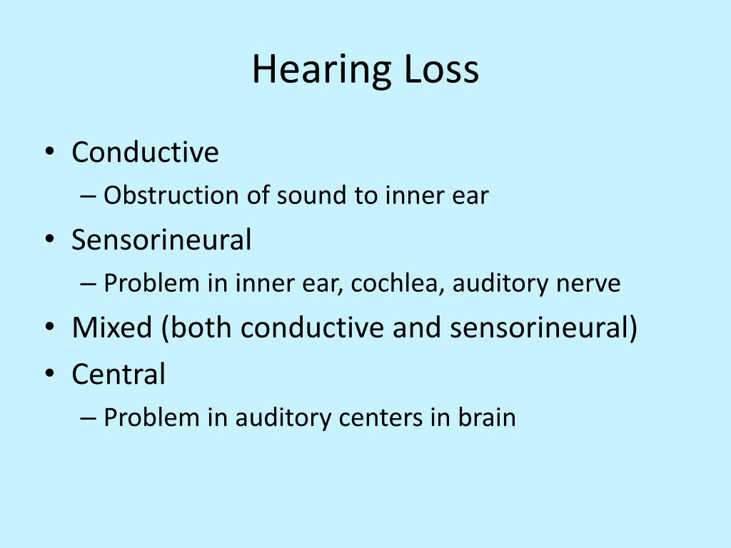 Ppt Hearing Loss Powerpoint Presentation Free Download Id 2917465