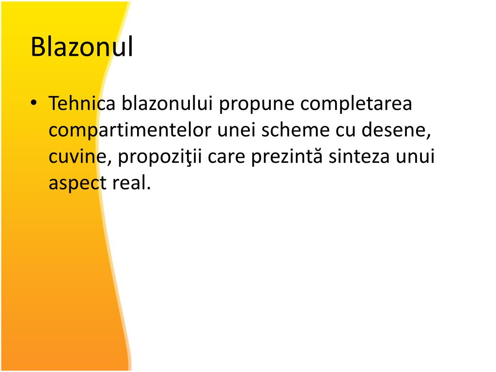 PPT - Metode activ-participative în cadrul orelor de cunoaşterea ...