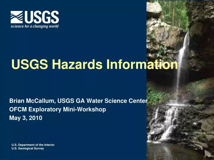 PPT - USGS Hazards Information PowerPoint Presentation, free download ...