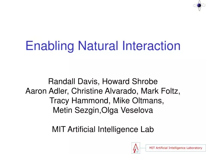 PPT - Enabling Natural Interaction PowerPoint Presentation, free ...