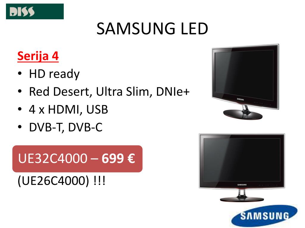 PPT - Na katerih Samsung TV-jih bomo gledali svetovno prvenstvo v ...