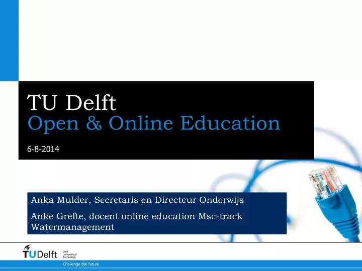 PPT - TU Delft Open & Online Education PowerPoint Presentation, free ...