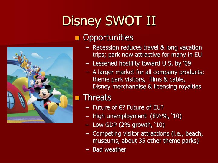 PPT - Euro Disney (Paris) (Marketing Plan for an Existing Business ...