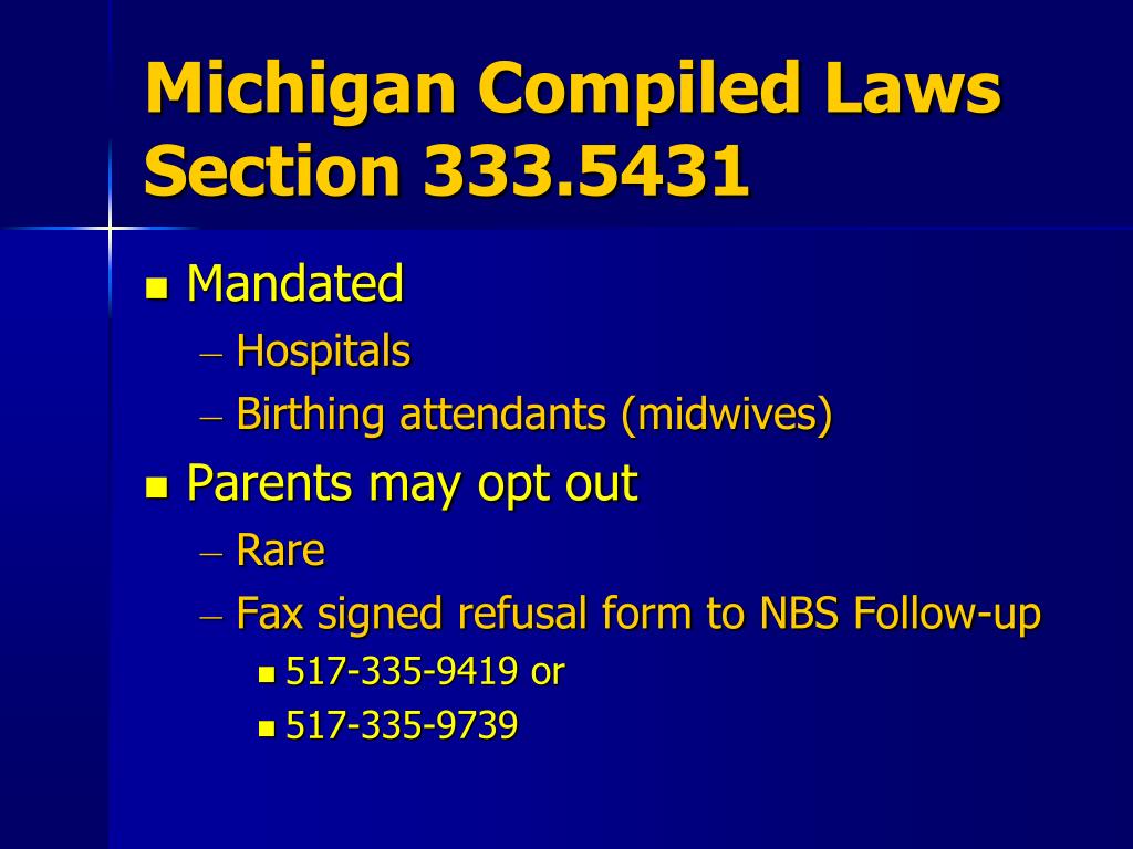 PPT - Newborn Screening and Children’s Special Health Care Services ...