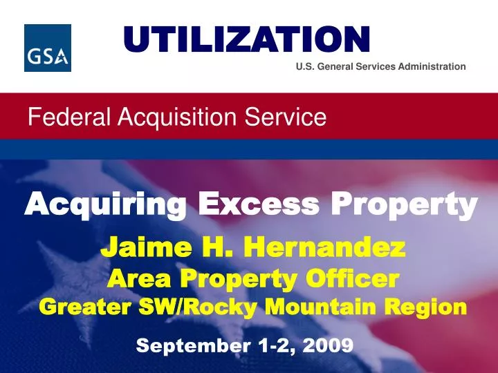 PPT - Acquiring Excess Property PowerPoint Presentation, free download ...