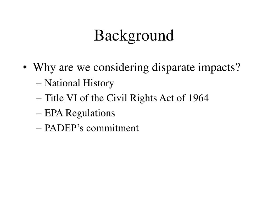 Ppt Disparate Impacts Analysis Powerpoint Presentation Free Download