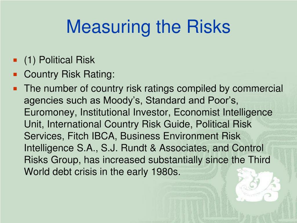 PPT - International Investment Decision under Political Risk and Credit ...
