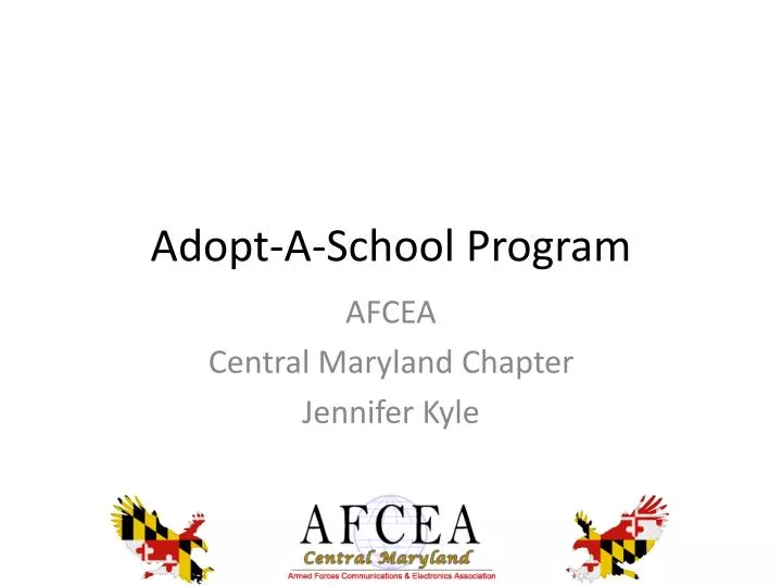 PPT - Adopt-A-School Program PowerPoint Presentation, free download ...