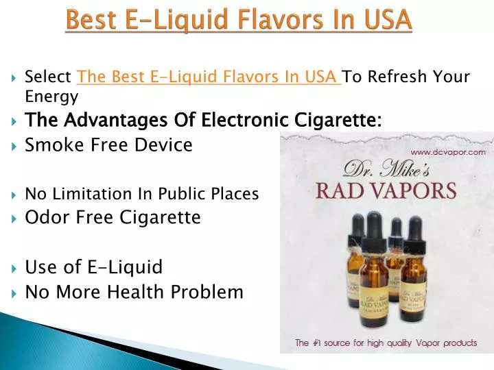 PPT - Best E-Liquid Flavors In USA PowerPoint Presentation, free ...
