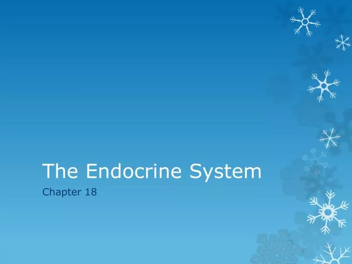 PPT - The Endocrine System PowerPoint Presentation, free download - ID ...