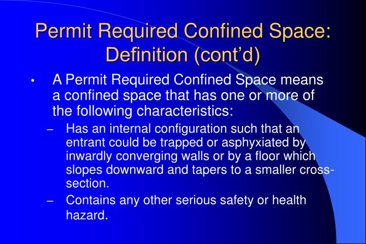 PPT - Confined Space Hazards in Construction PowerPoint Presentation ...