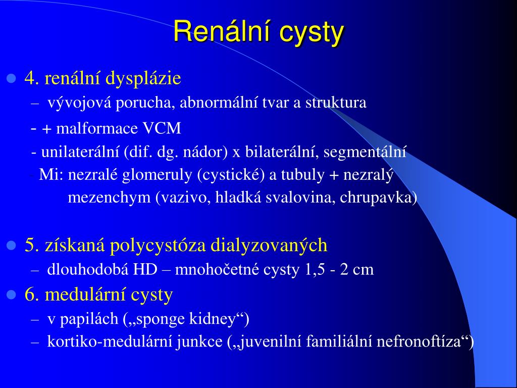 PPT - Patologie ledvin a vývodných cest močových PowerPoint ...