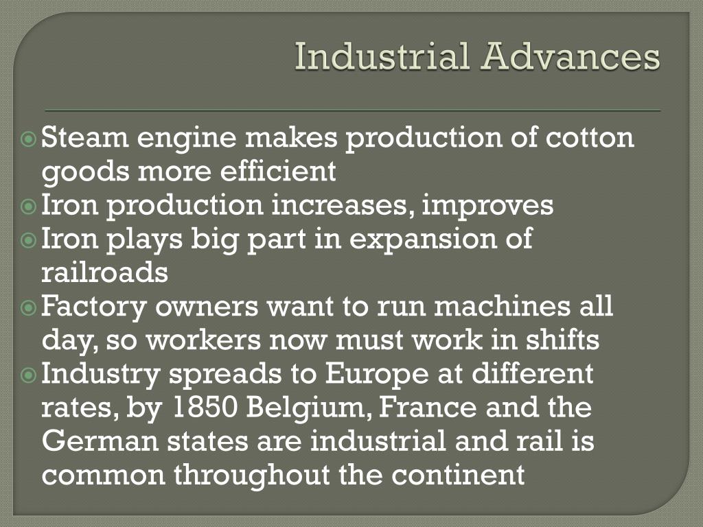 PPT - The Industrial Revolution & Nationalism PowerPoint Presentation ...