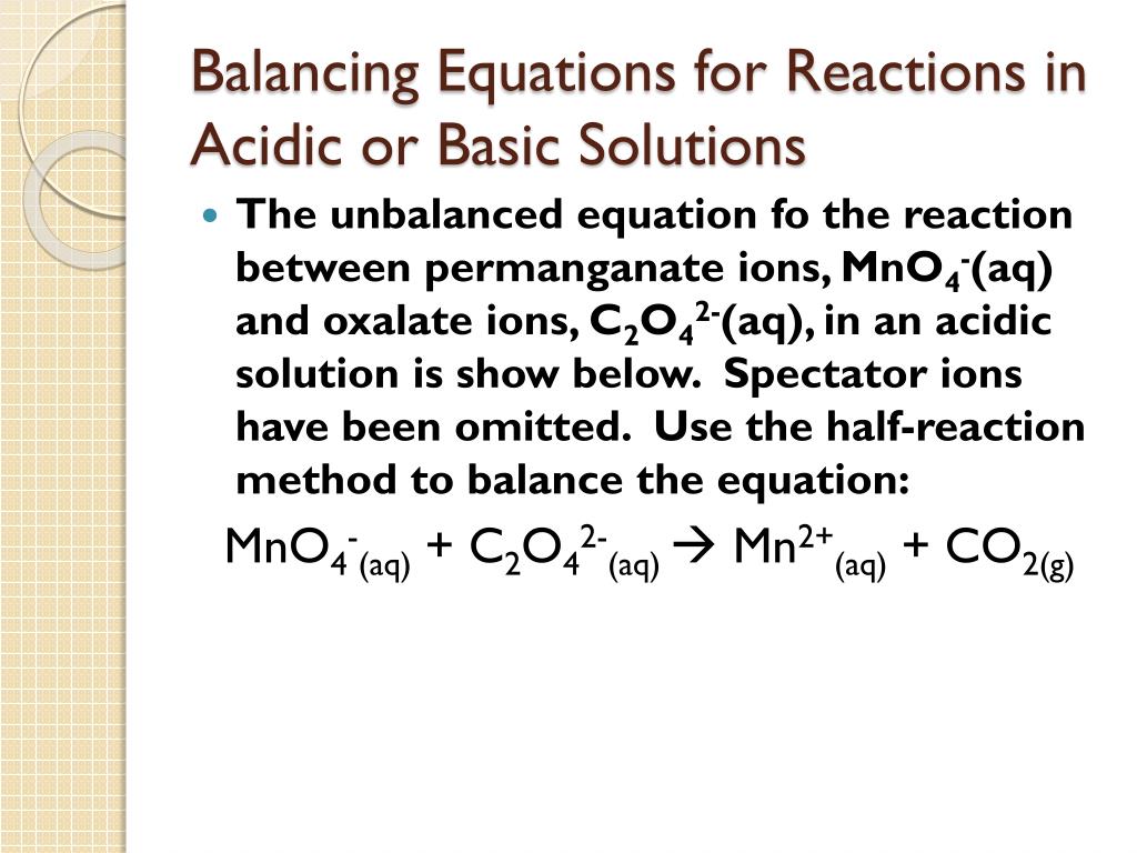 PPT - Balancing Redox Reactions PowerPoint Presentation, free download ... PPT - Balancing Redox Reactions PowerPoint Presentation, free download ...
