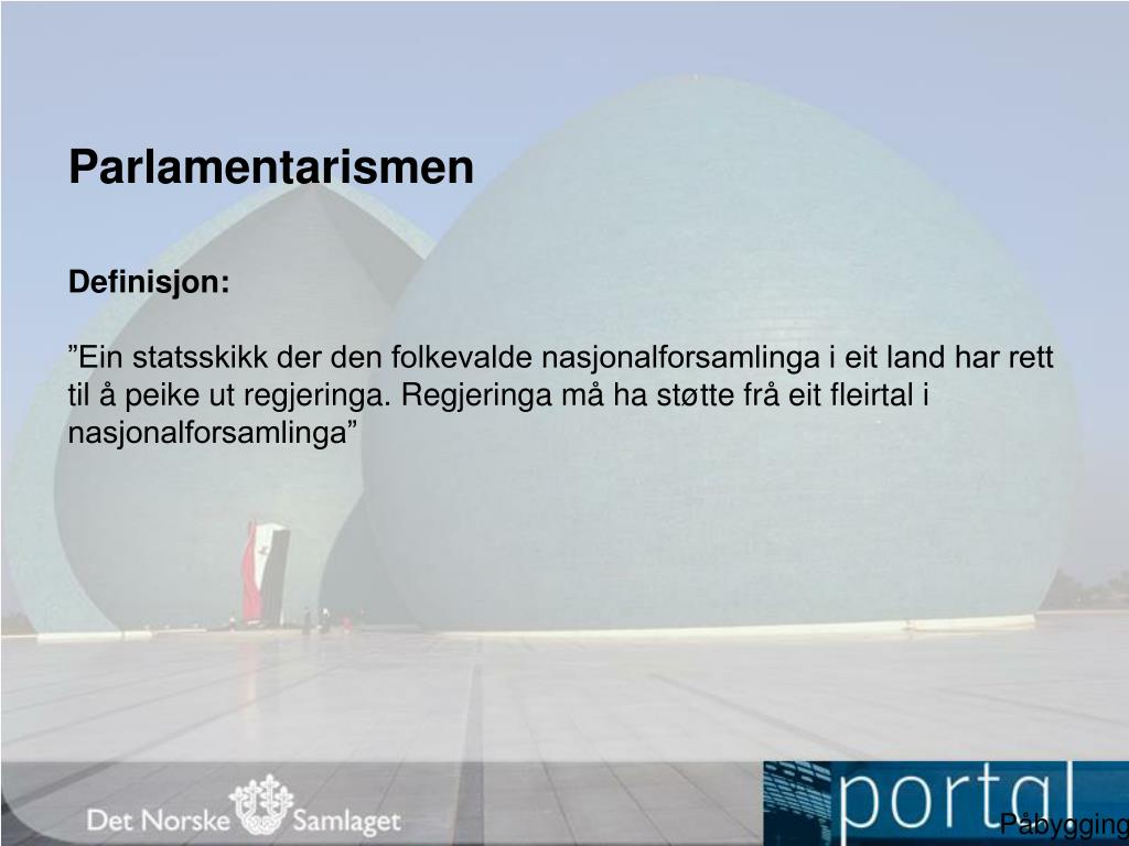 PPT - Kapittel 16. Det norske demokratiet veks fram PowerPoint ...