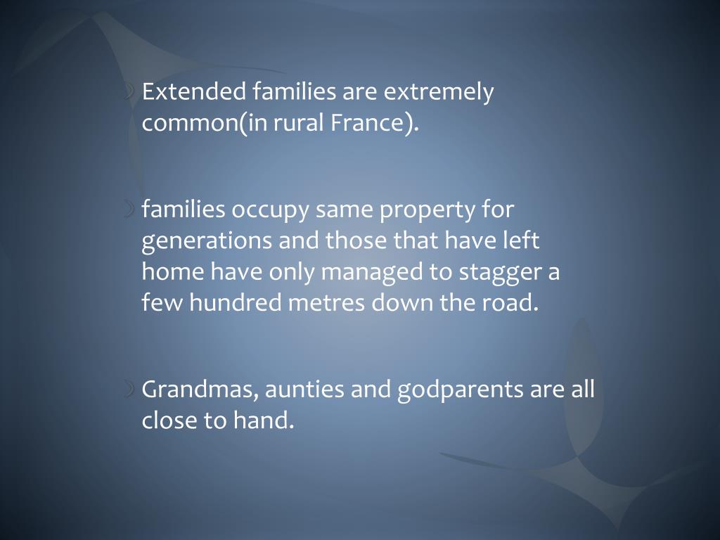 PPT - FAMILY LIFE IN FRANCE PowerPoint Presentation, free download - ID ...