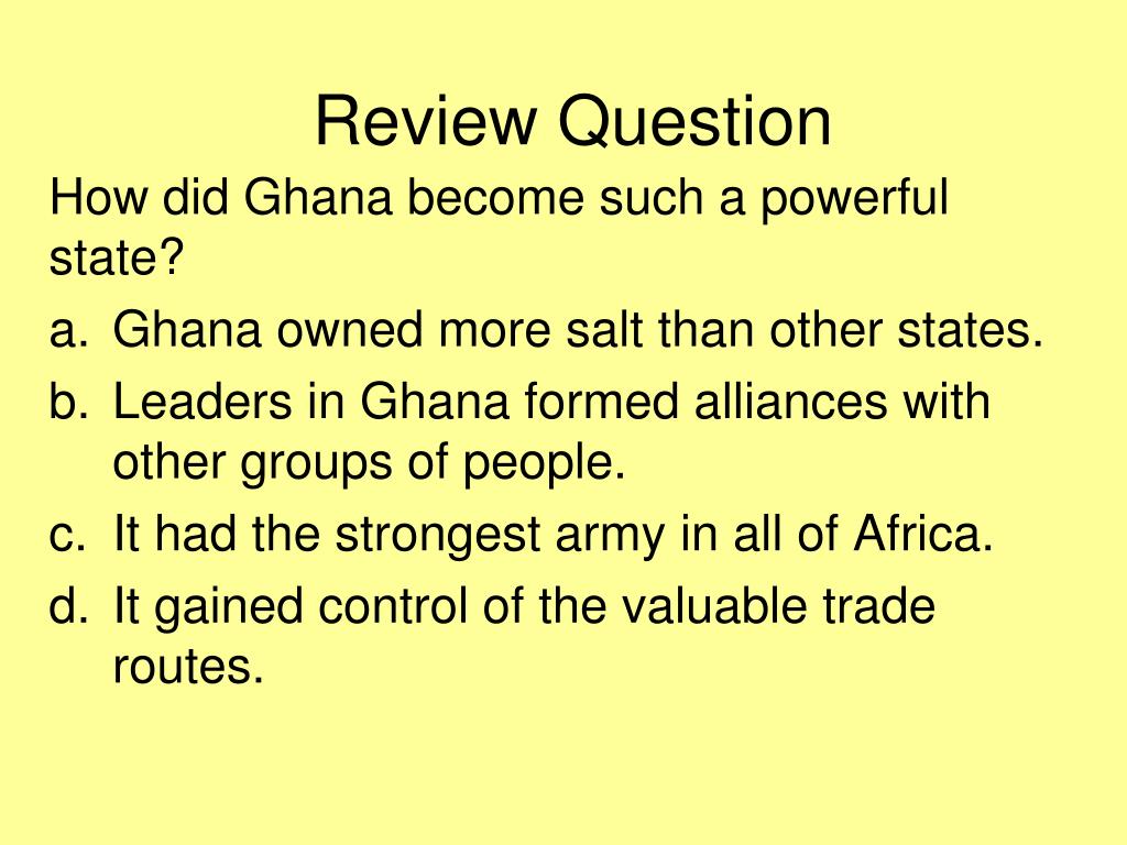 PPT - Trading Salt for Gold in West Africa PowerPoint Presentation ...