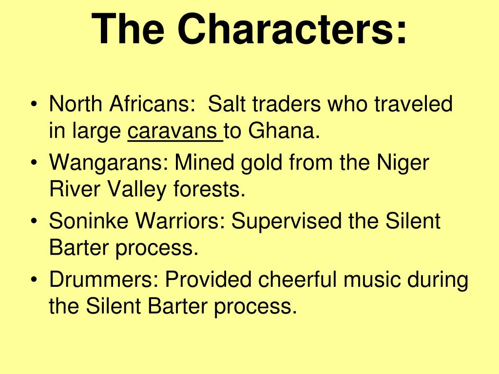 PPT - Trading Salt for Gold in West Africa PowerPoint Presentation ...