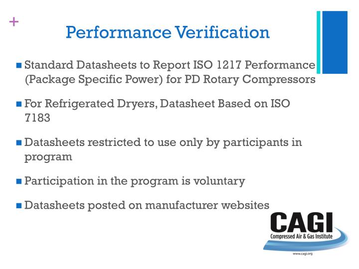 PPT - CAGI Performance Verification and More PowerPoint Presentation ...