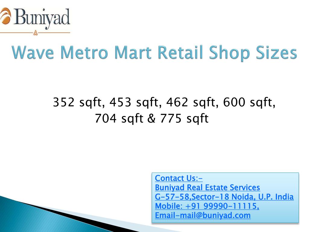 PPT - Wave Metro Mart in Noida Sector 32 by Wave Infratech PowerPoint ...