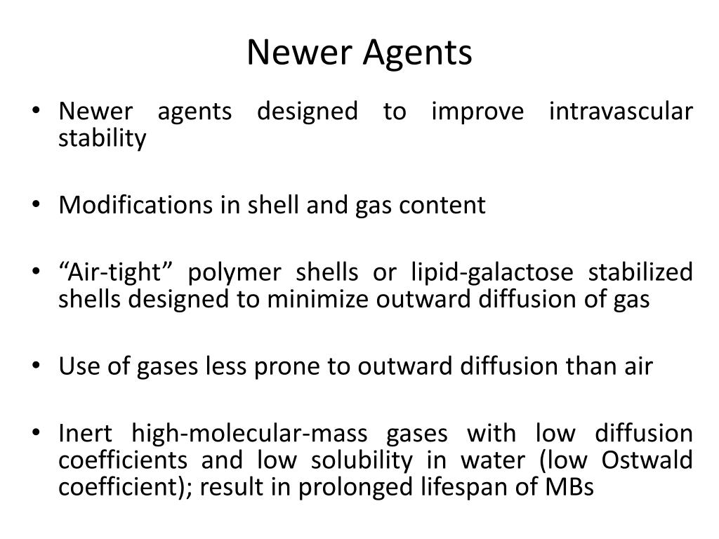 PPT - Ultrasound Imaging (Contrast Agents and Therapy) BIOE 498/598 DP ...