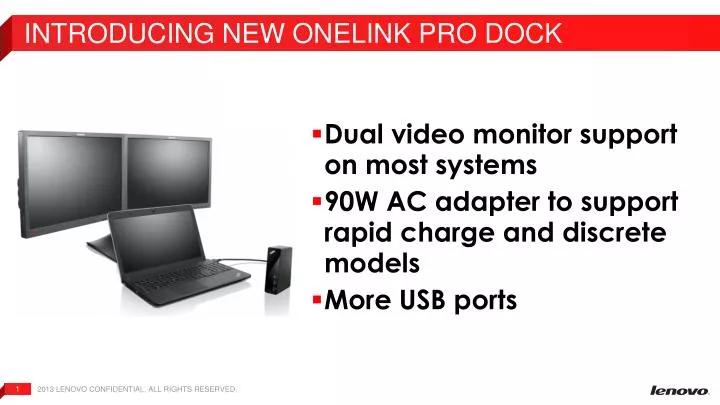 PPT - Introducing NEW OneLINK PRO DOCK PowerPoint Presentation, free ...