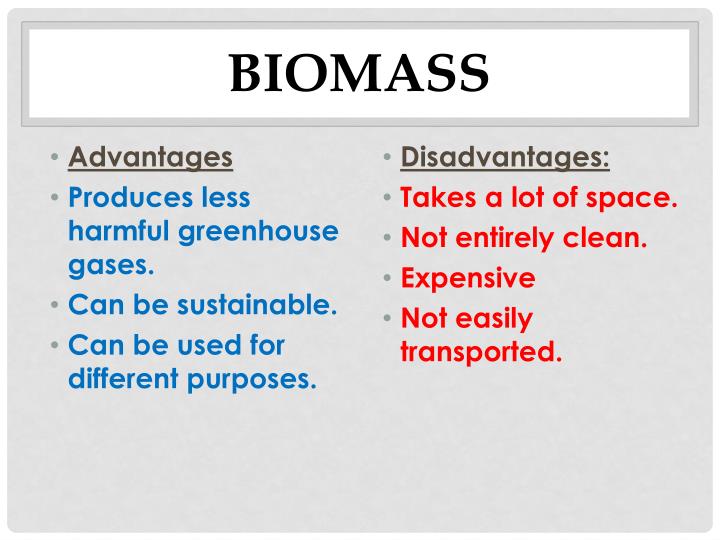 Biomass Advantages And Disadvantages Youtube