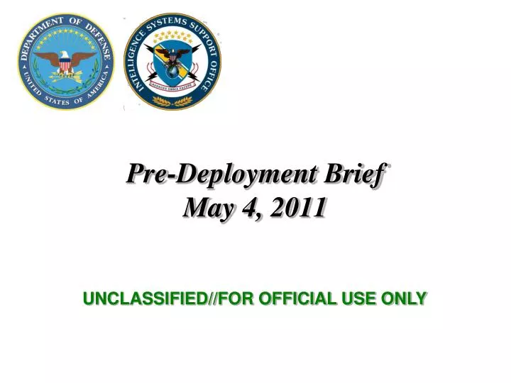 PPT - Pre-Deployment Brief May 4, 2011 PowerPoint Presentation, free ...