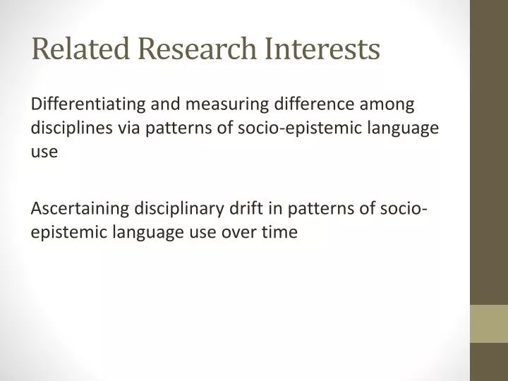 PPT - Related Research Interests PowerPoint Presentation, free download ...