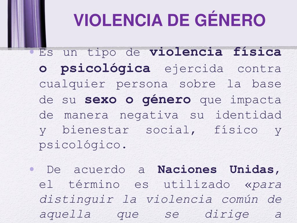 Ppt La Violencia De GÉnero Powerpoint Presentation Free Download