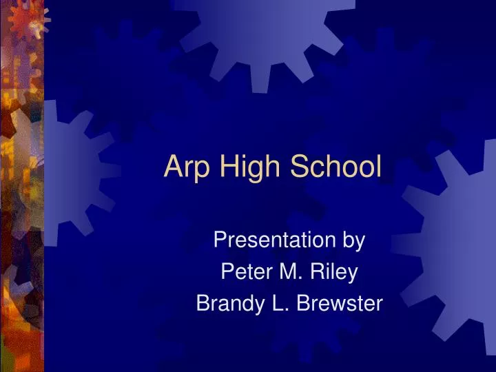 PPT - Arp High School PowerPoint Presentation, free download - ID:2931254